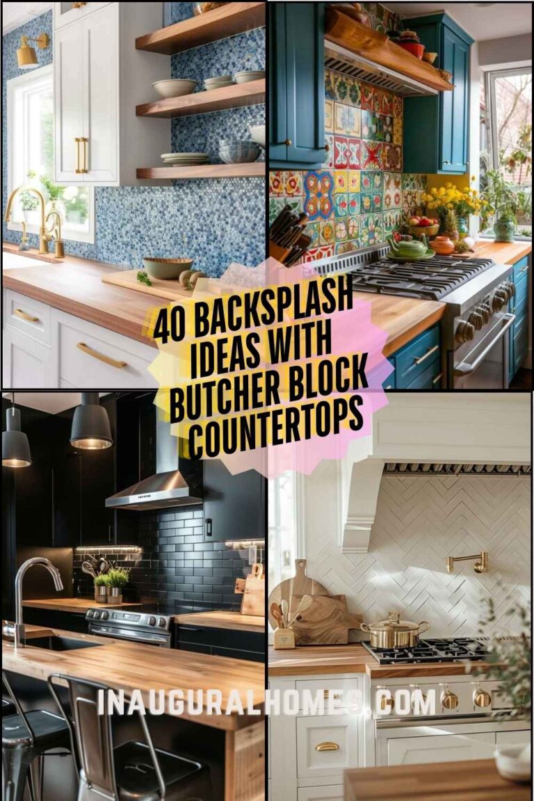 40 Backsplash Ideas With Butcher Block Countertops – Inaugural Homes