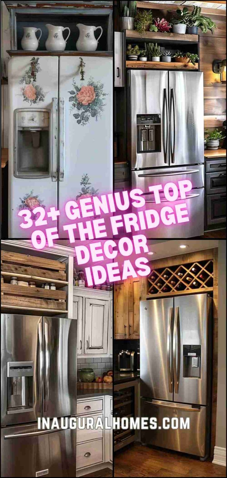 32+ Top Of The Fridge Decor Ideas – Inaugural Homes