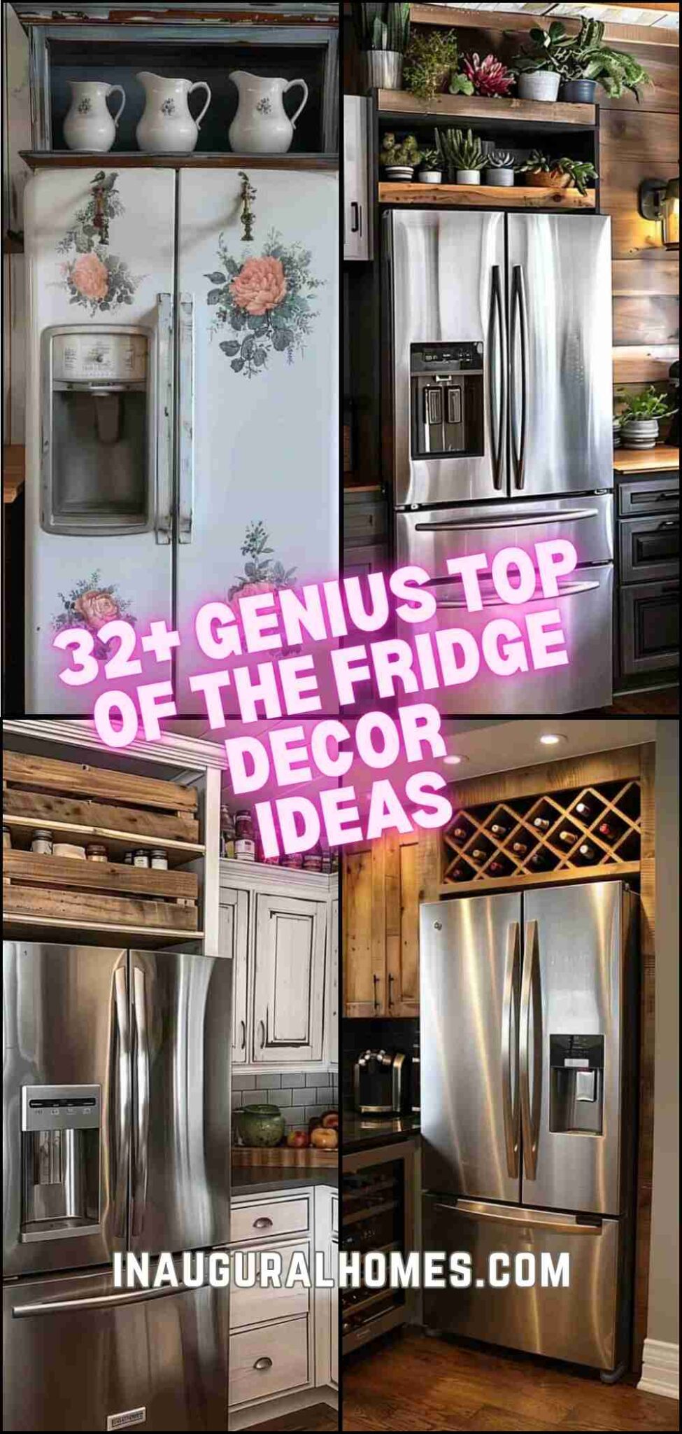 32+ Top Of The Fridge Decor Ideas – Inaugural Homes