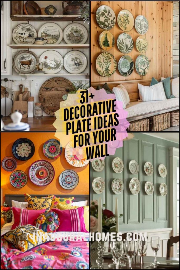 31+ Decorative Plate Ideas For Your Wall – Inaugural Homes