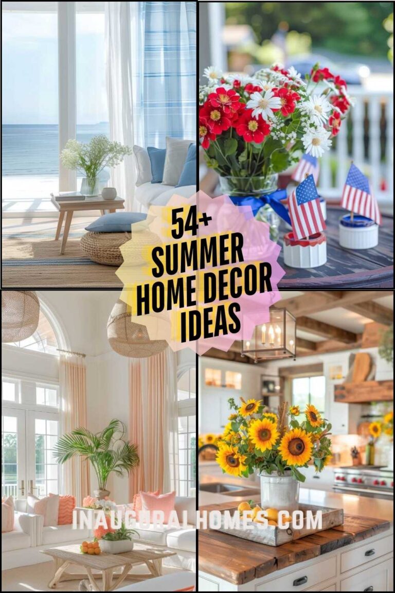 54+ Summer Home Decor Ideas – Inaugural Homes