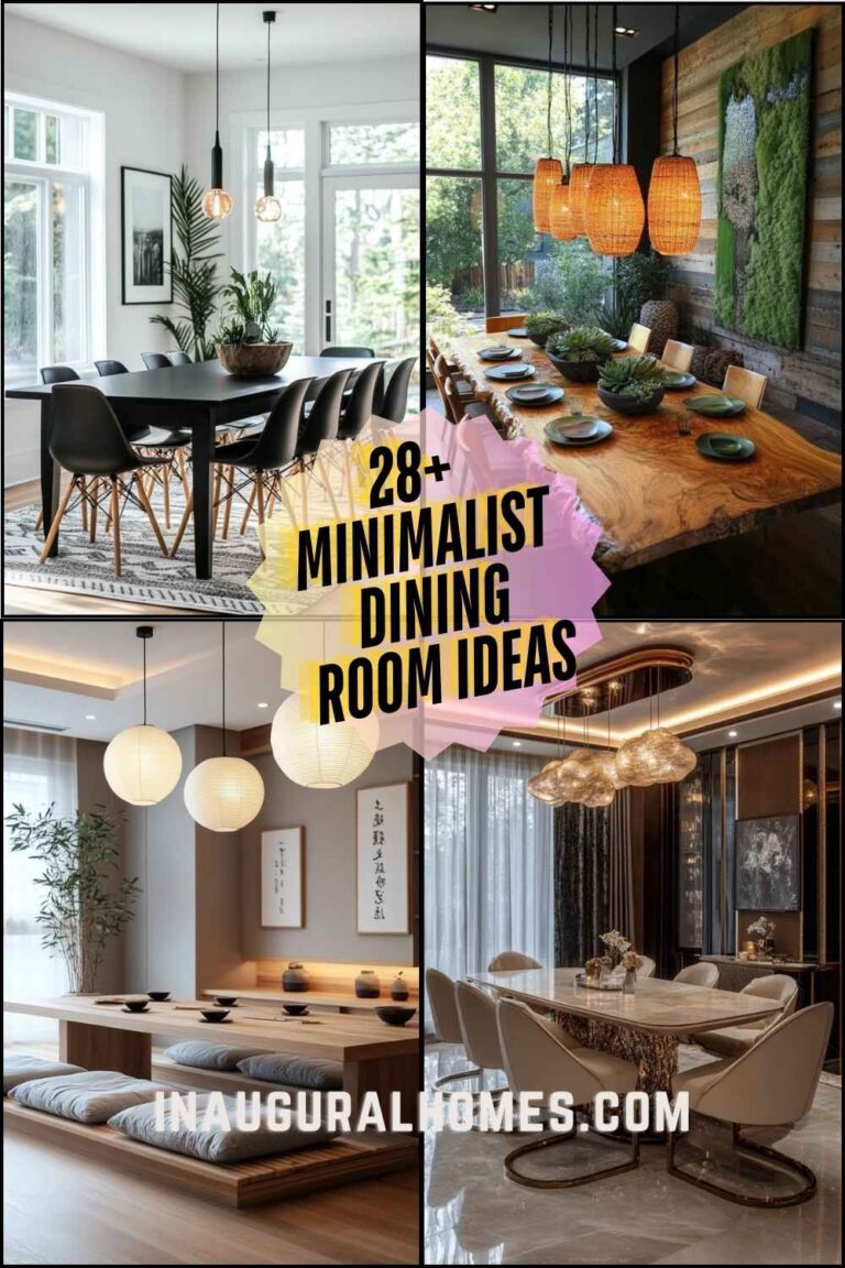 28+ Minimalist Dining Room Ideas – Inaugural Homes