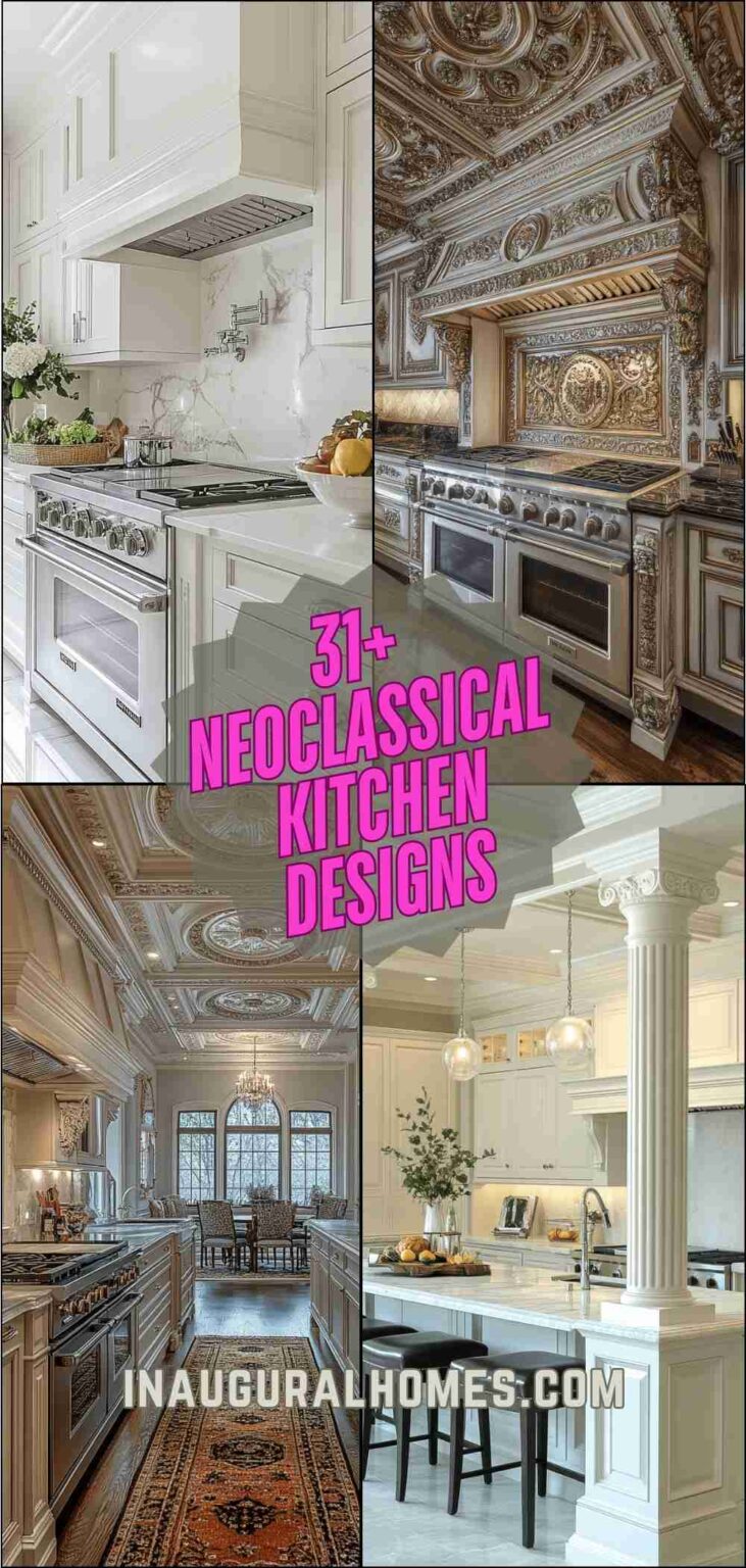 31+ Neoclassical Kitchen Designs for a Beautiful and Functional ...