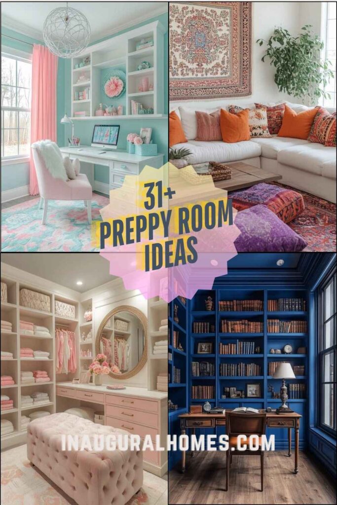 31+ Preppy Room Ideas for a Vibrant and Stylish Transformation ...