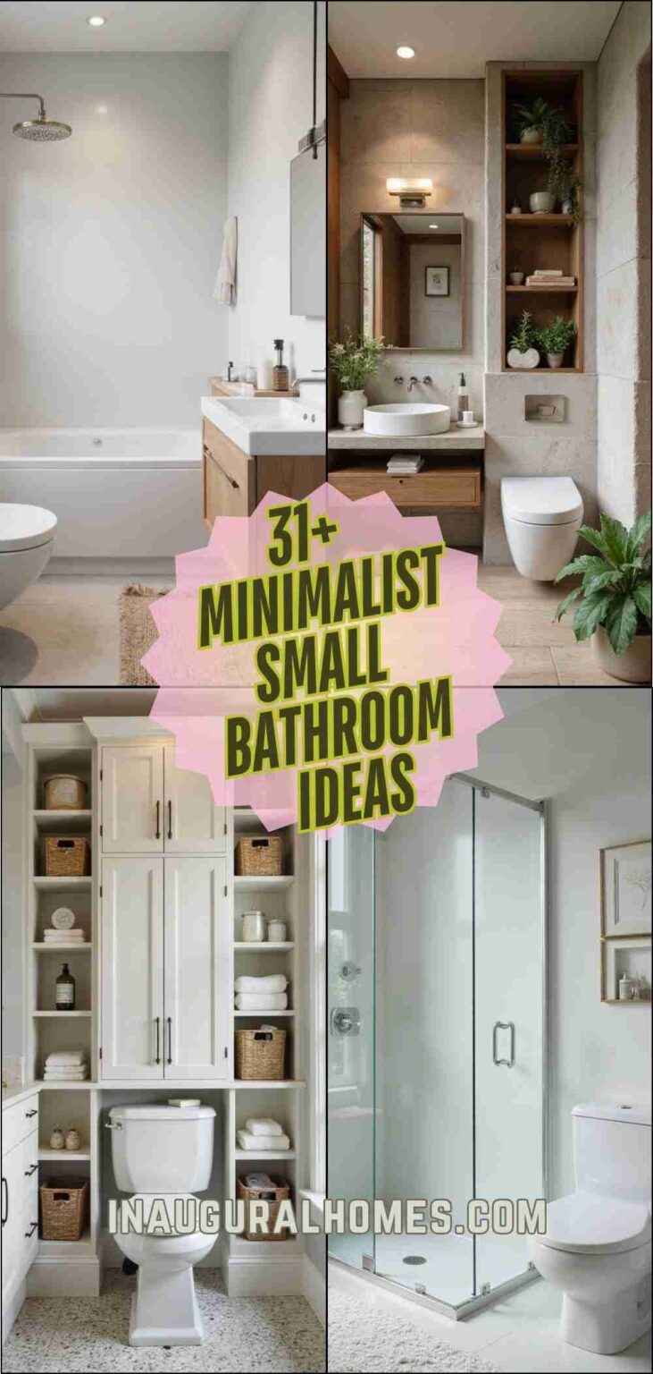 31+ Minimalist Small Bathroom Ideas – Inaugural Homes