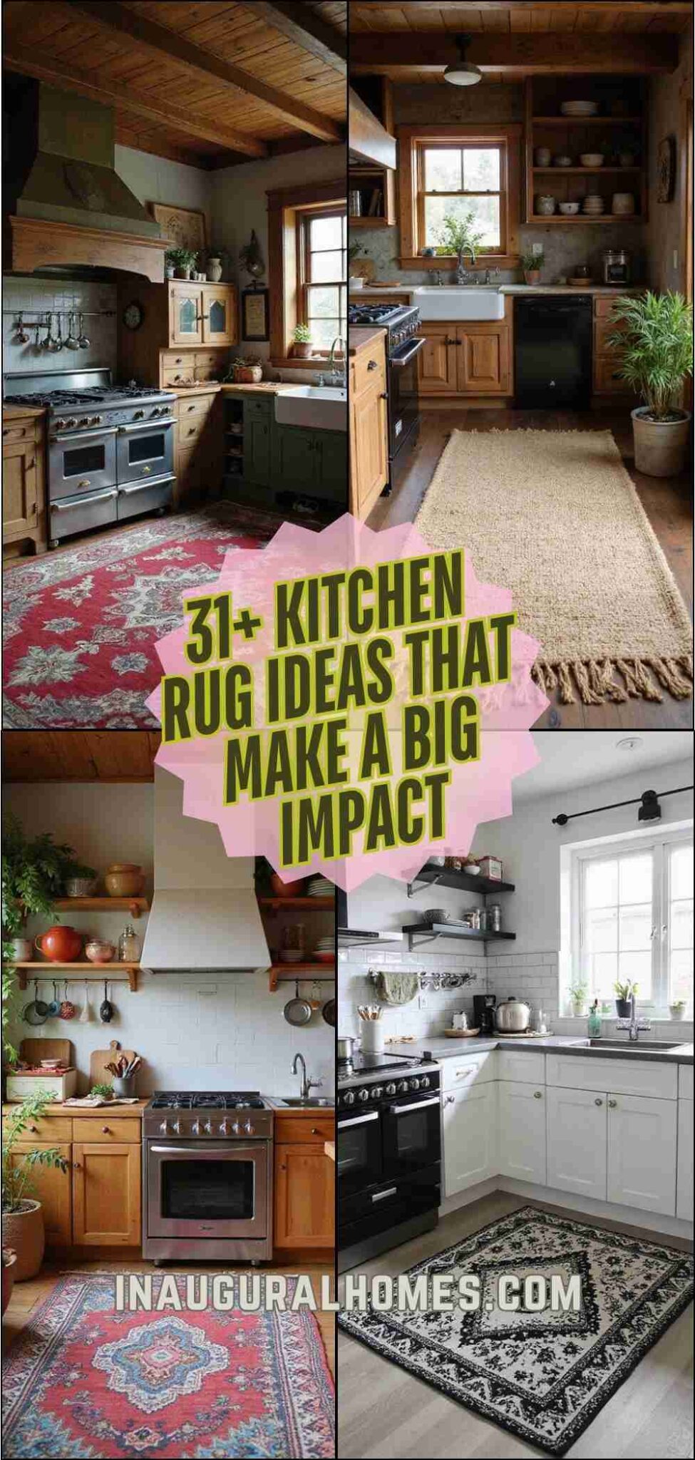 31+ Kitchen Rug Ideas That Make a Big Impact (You Can’t Miss #1 ...