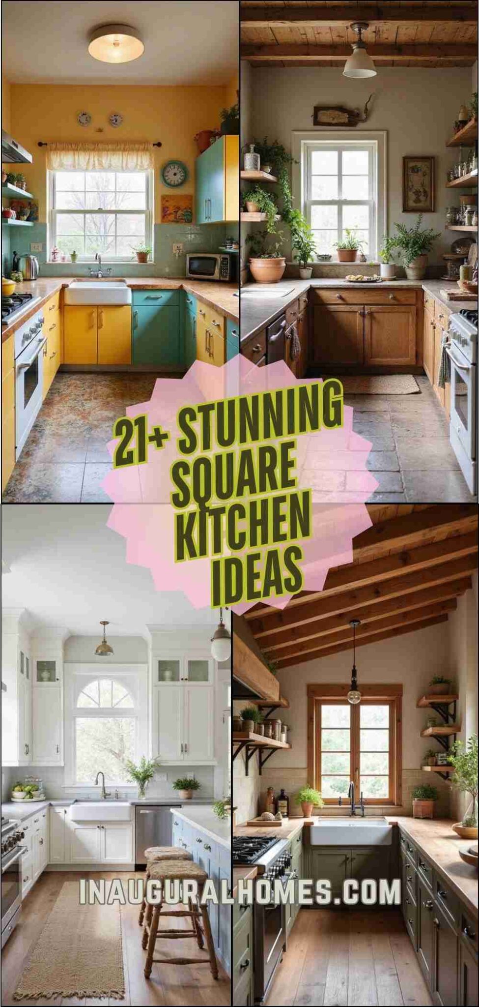 21+ Stunning Square Kitchen Ideas You’ll Want to Copy ASAP! – Inaugural ...
