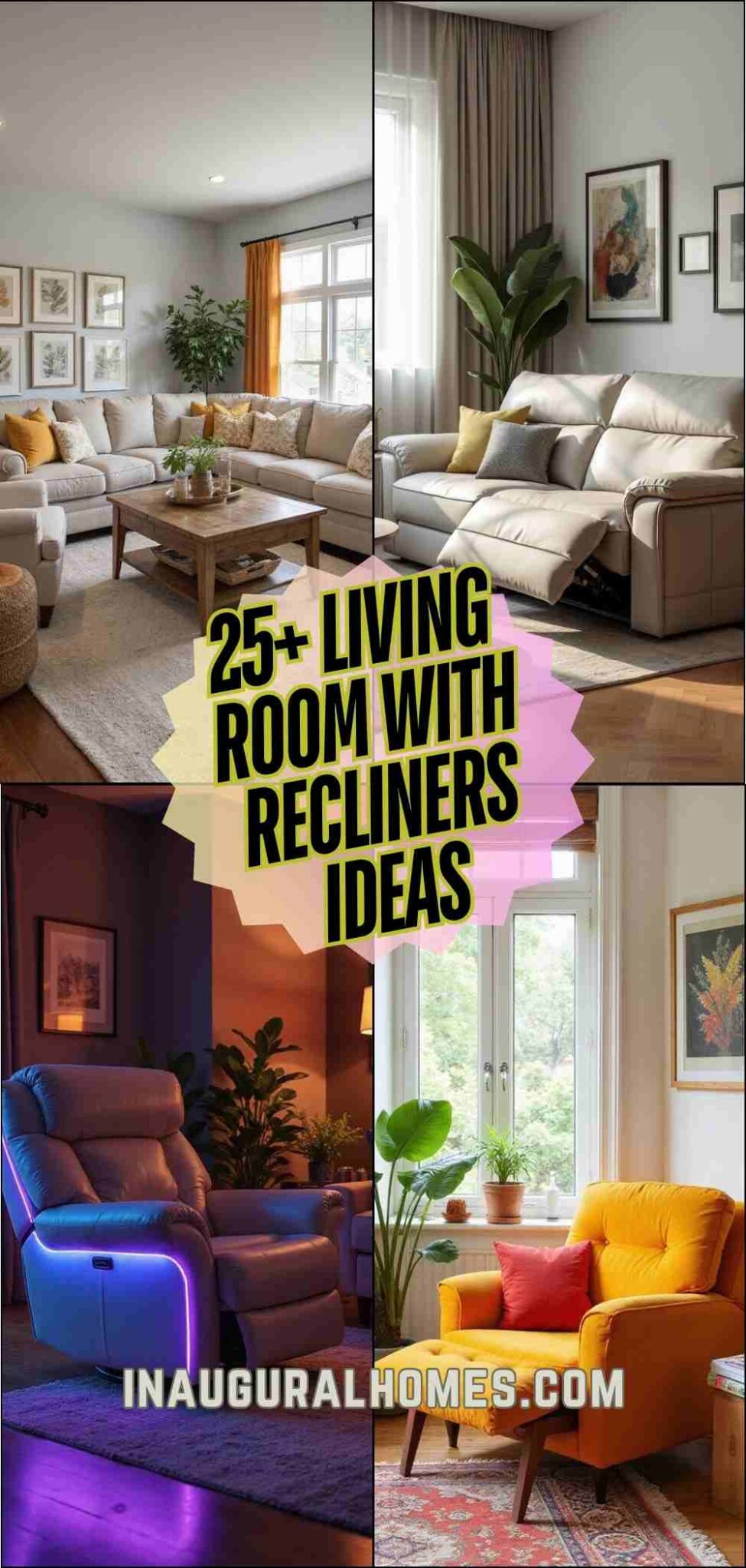 25+ Living Room with Recliners Ideas That Will Transform Your Comfort ...