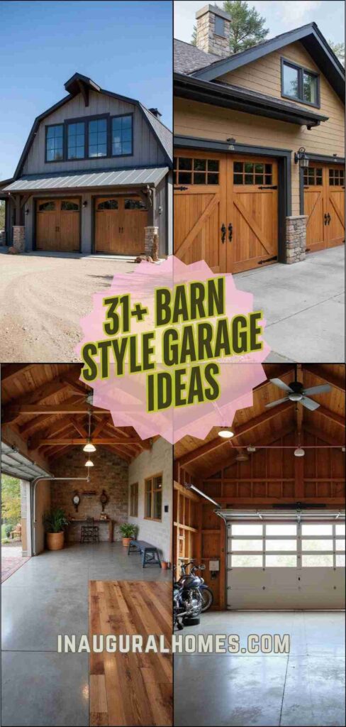31+ Barn Style Garage Ideas That’ll Make Your Neighbors Envy Your Space ...