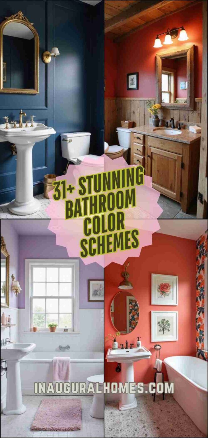 31+ Stunning Bathroom Color Schemes That Will Transform Your Space ...