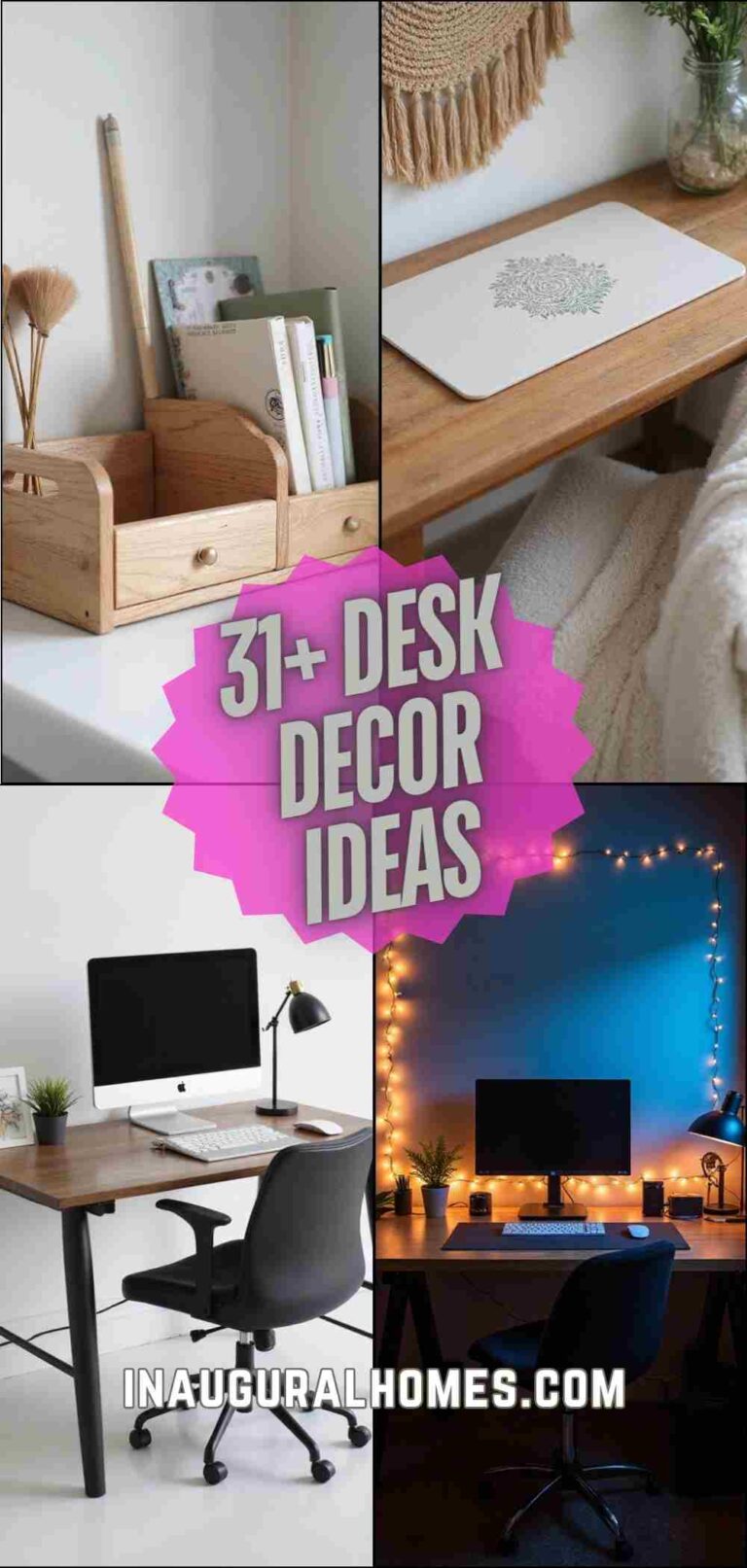 31+ Desk Decor Ideas That’ll Transform Your Workspace Into a Creative ...