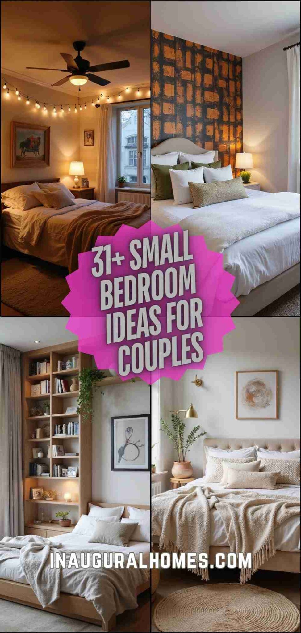31+ Small Bedroom Ideas for Couples That Will Transform Your Space (You ...