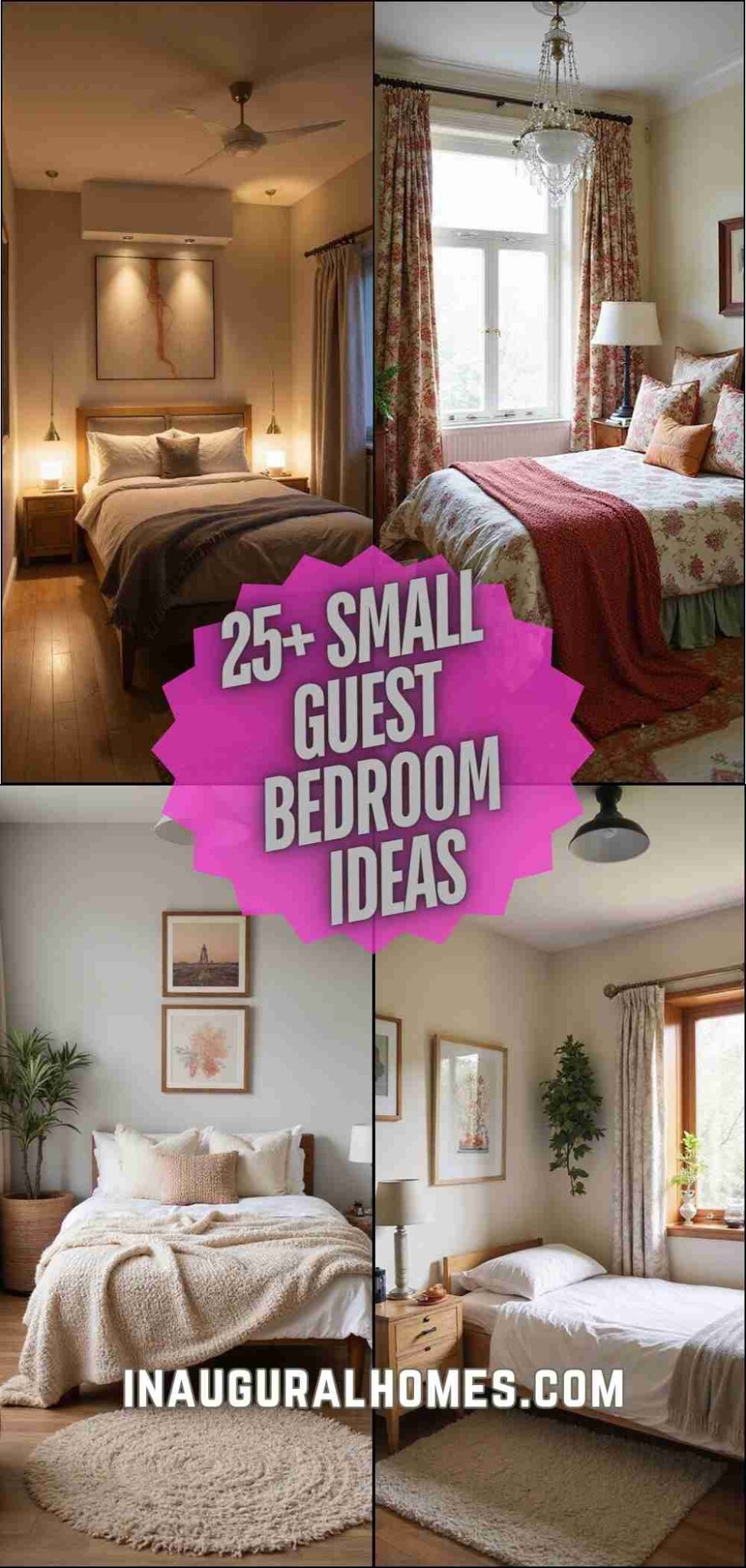 25+ Small Guest Bedroom Ideas That Will Make Your Visitors Feel Right ...