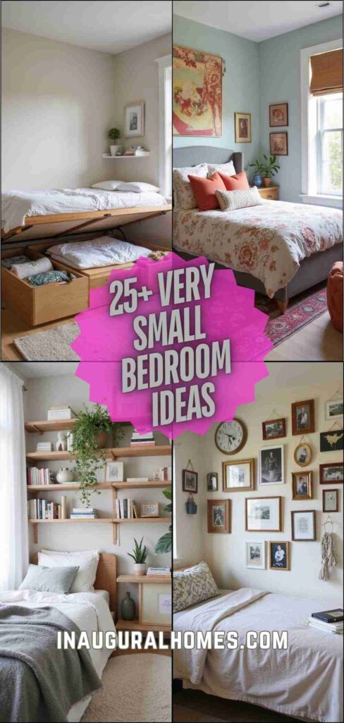 25+ Very Small Bedroom Ideas That’ll Turn Your Tiny Space into a Cozy ...