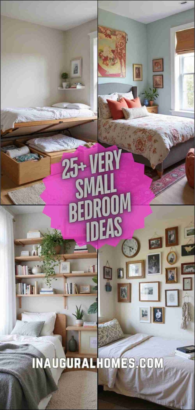 25+ Very Small Bedroom Ideas That’ll Turn Your Tiny Space into a Cozy ...
