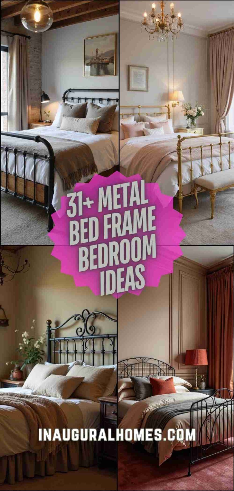 31+ Metal Bed Frame Bedroom Ideas That Will Leave You Speechless ...