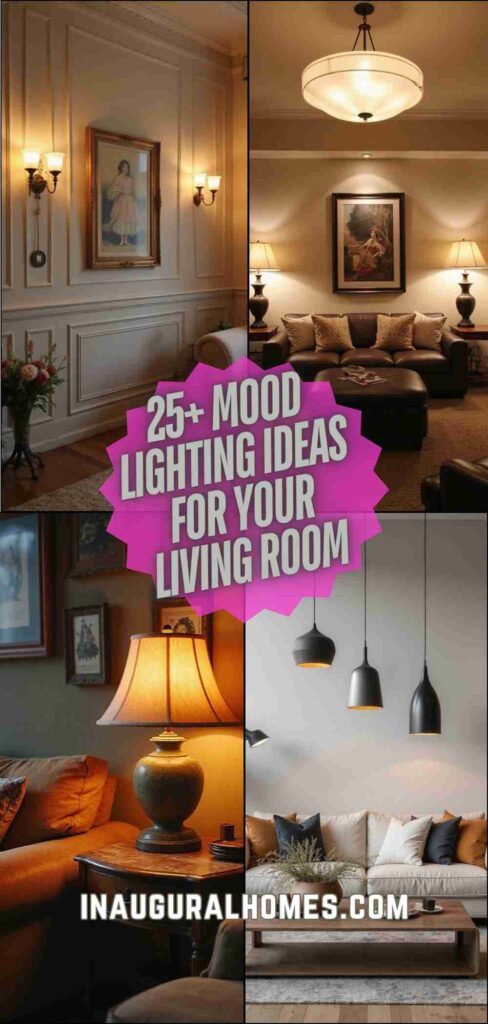 25+ Mood Lighting Ideas for Your Living Room That Will Transform Your ...