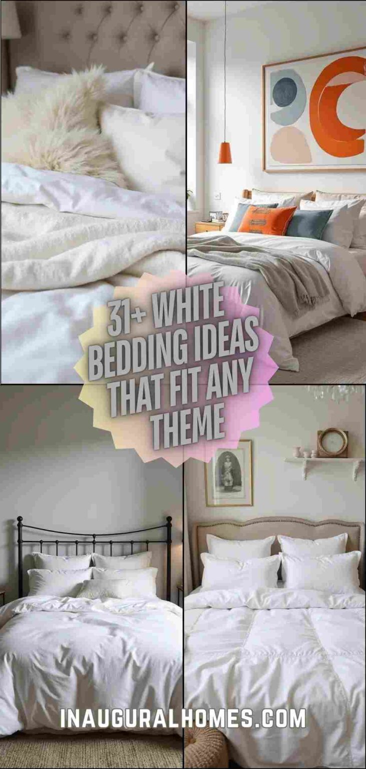 31+ White Bedding Ideas That Fit Any Theme – Inaugural Homes
