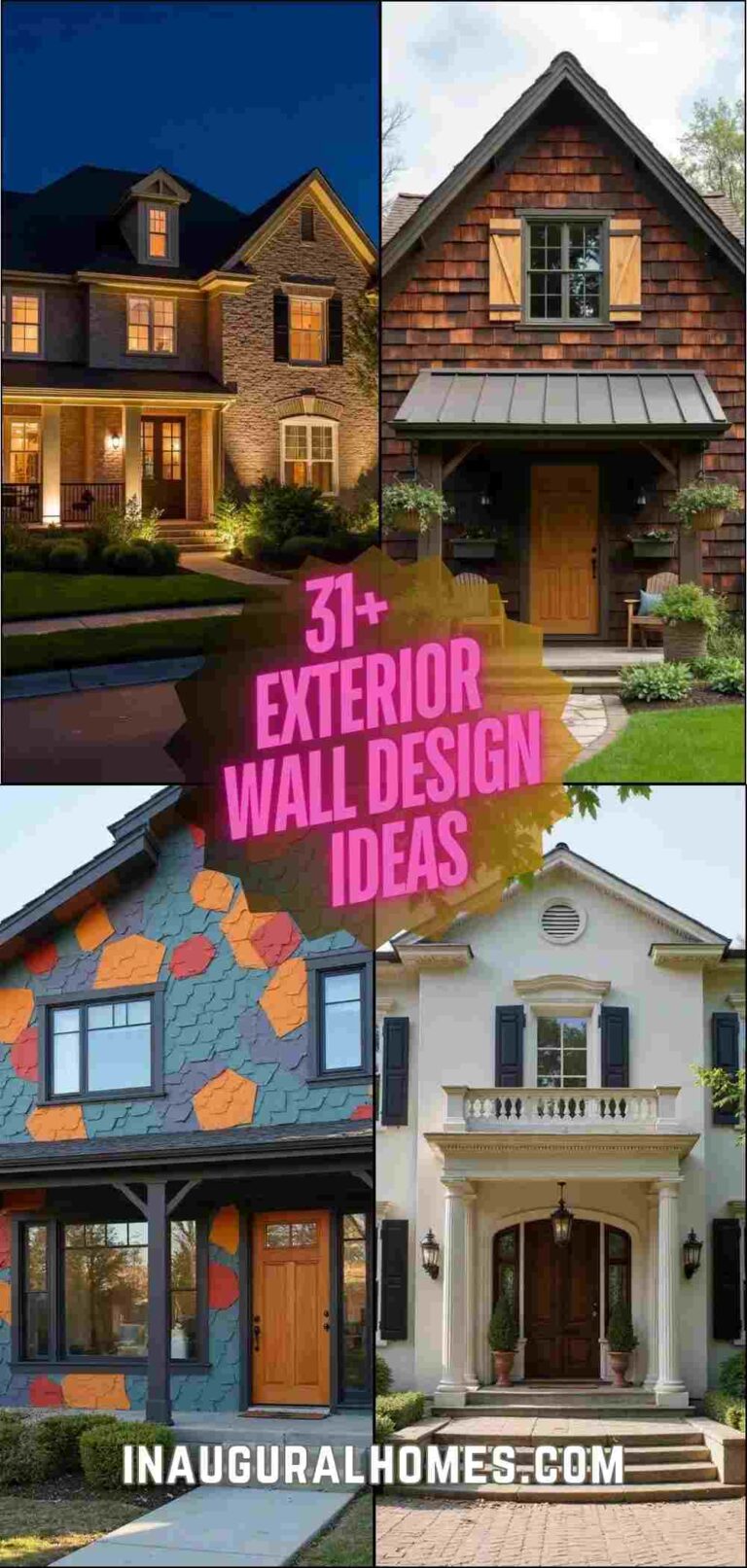 31+ Exterior Wall Design Ideas to Transform Your Home – Inaugural Homes