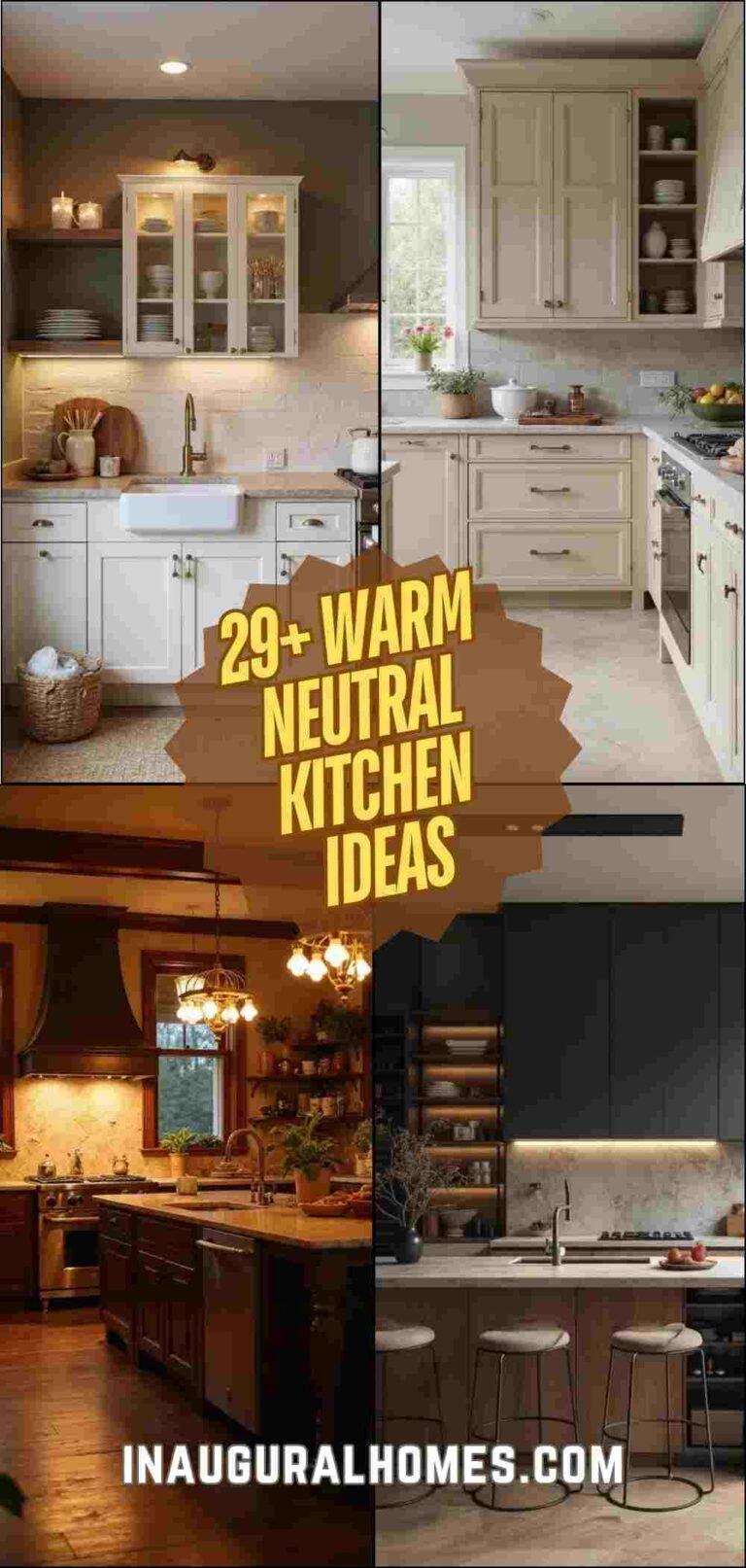 29+ Warm Neutral Kitchen Ideas That Will Inspire Your Next Remodel ...