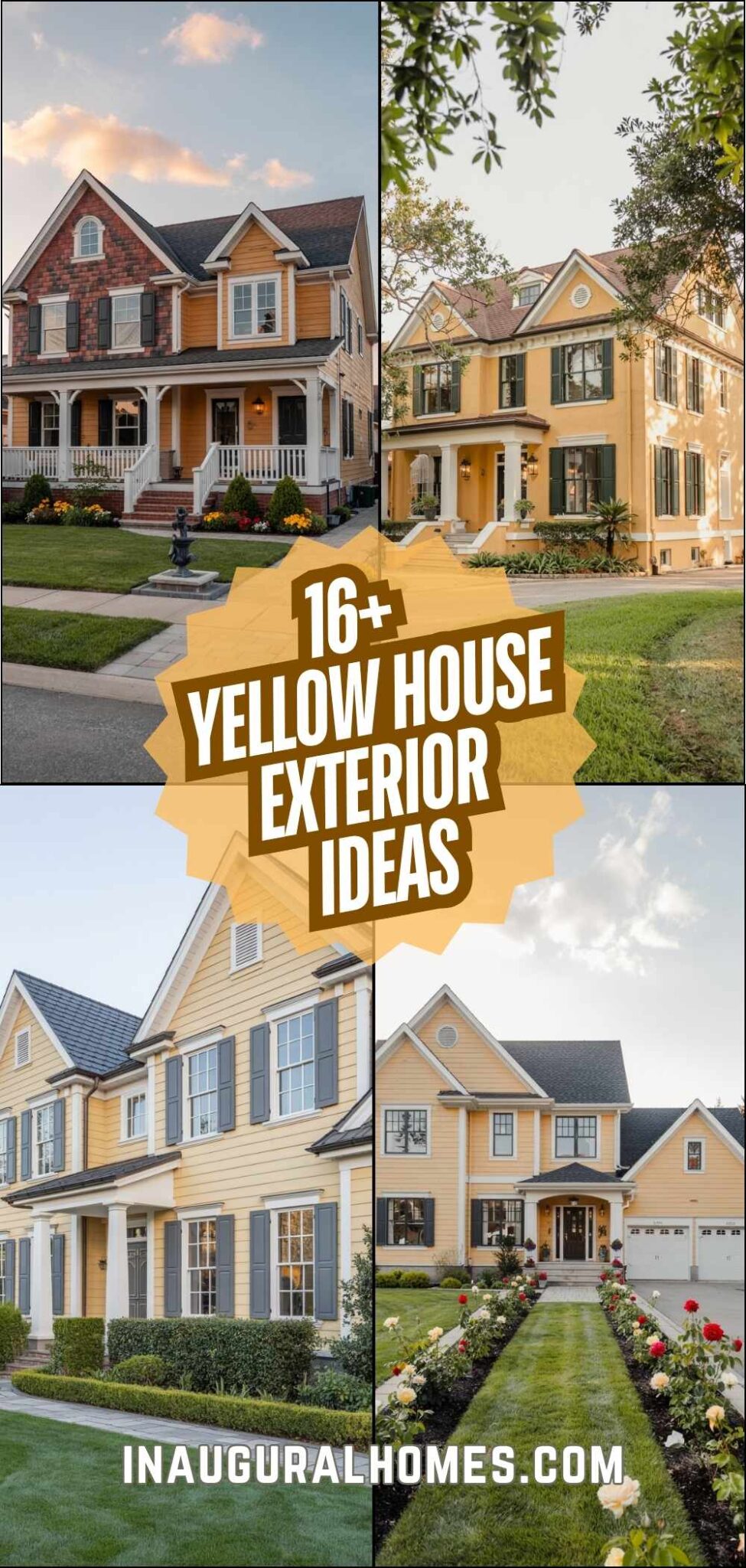 16+ Stunning Yellow House Exterior Ideas – Inaugural Homes