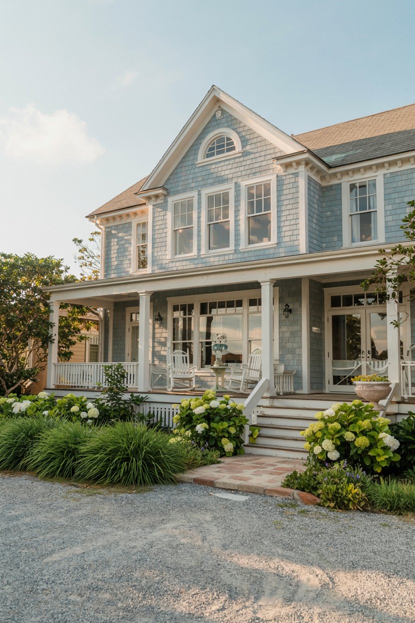 20+ Blue House Exterior Designs: A Style Guide to Charming Homes ...