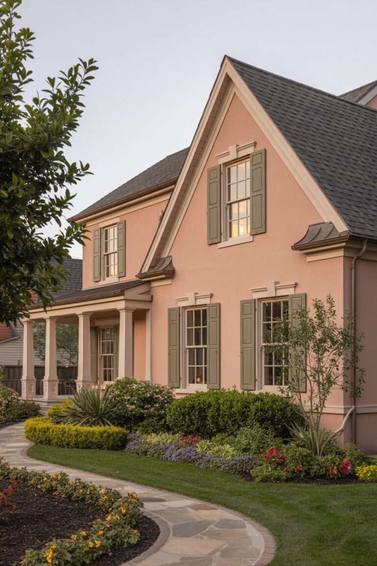 20+ Stunning Earth Tone Exterior House Colors That Will Elevate Your ...
